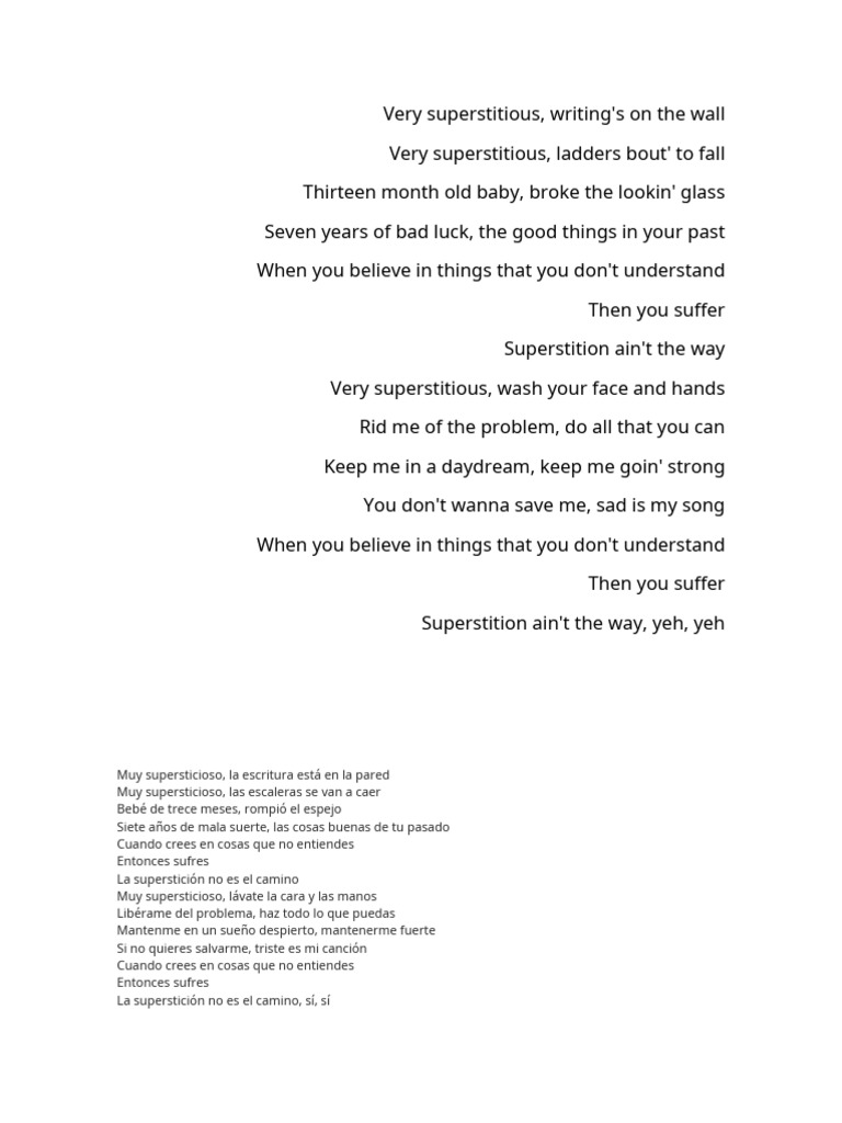 Very Superstitious | PDF | Autosuperación | Bienestar