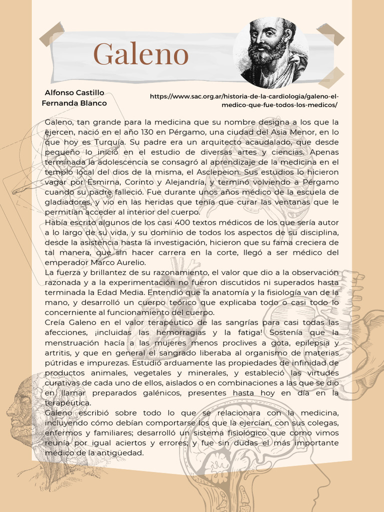 Galeno: Pionero de la Medicina Antiguo | PDF | Religión y espiritualidad