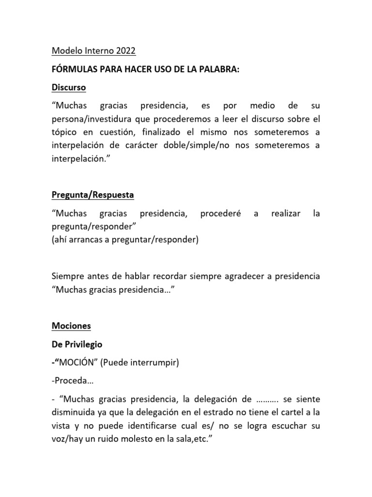 Fórmulas para Hacer Uso de La Palabra | PDF