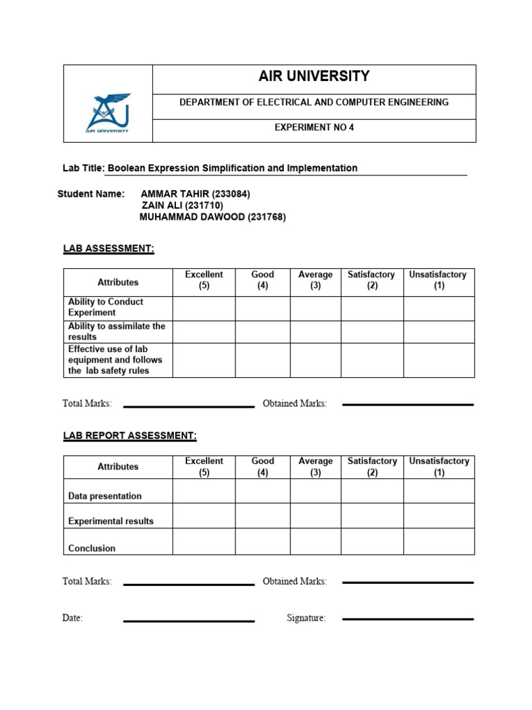 DLD Lab 04 | PDF | Electrical Engineering | Electronics