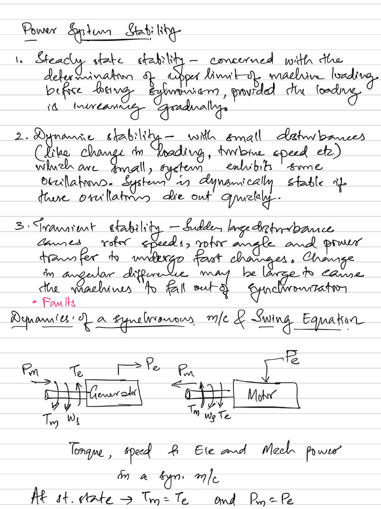 3.01 Swing Equation | PDF