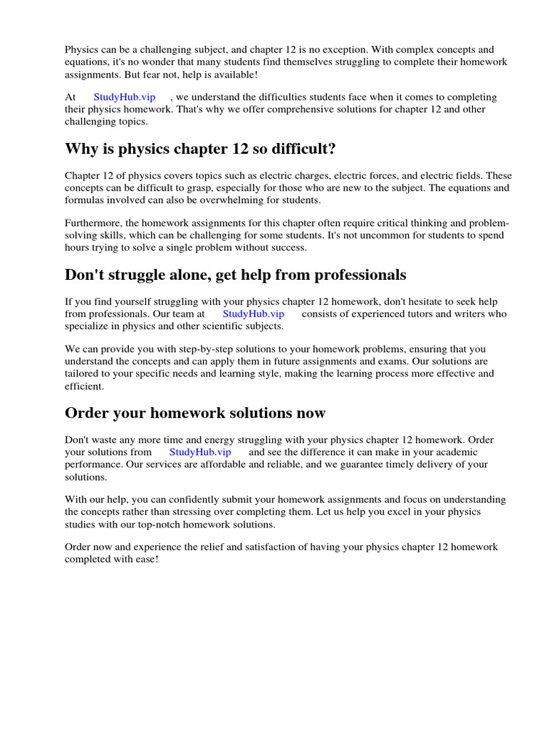 Physics Chapter 12 Homework Solutions | Download Free PDF | Magnetic Field | Electron