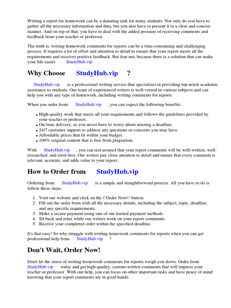 Homework Comments For Reports | PDF | Calibration | Homework