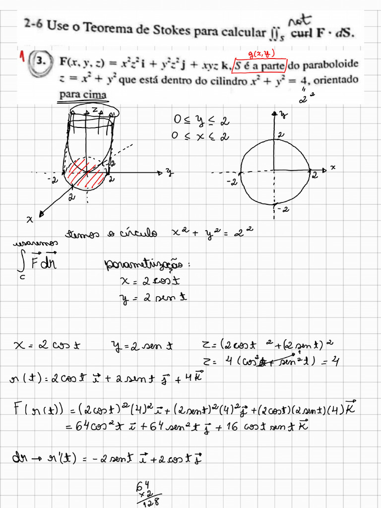 L7 Teorema Stokes e Gauss_240317_124239 | PDF
