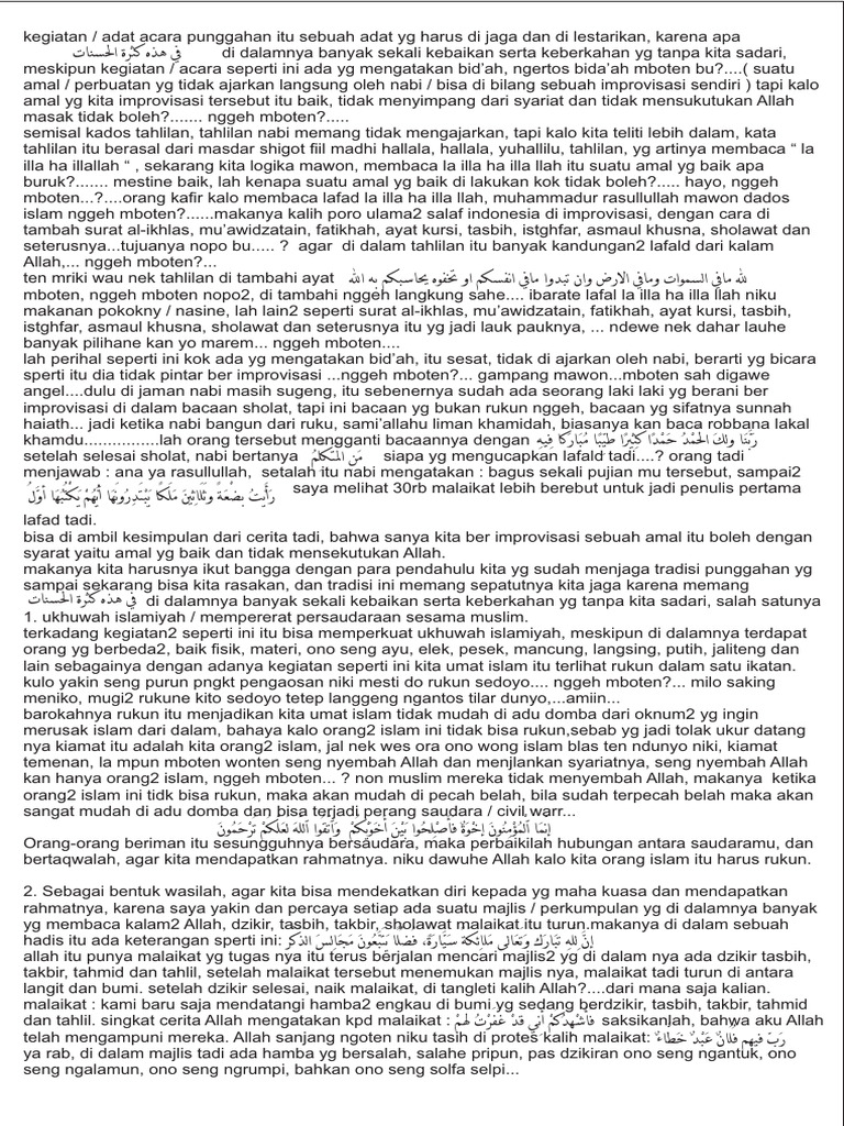Punggahan | PDF