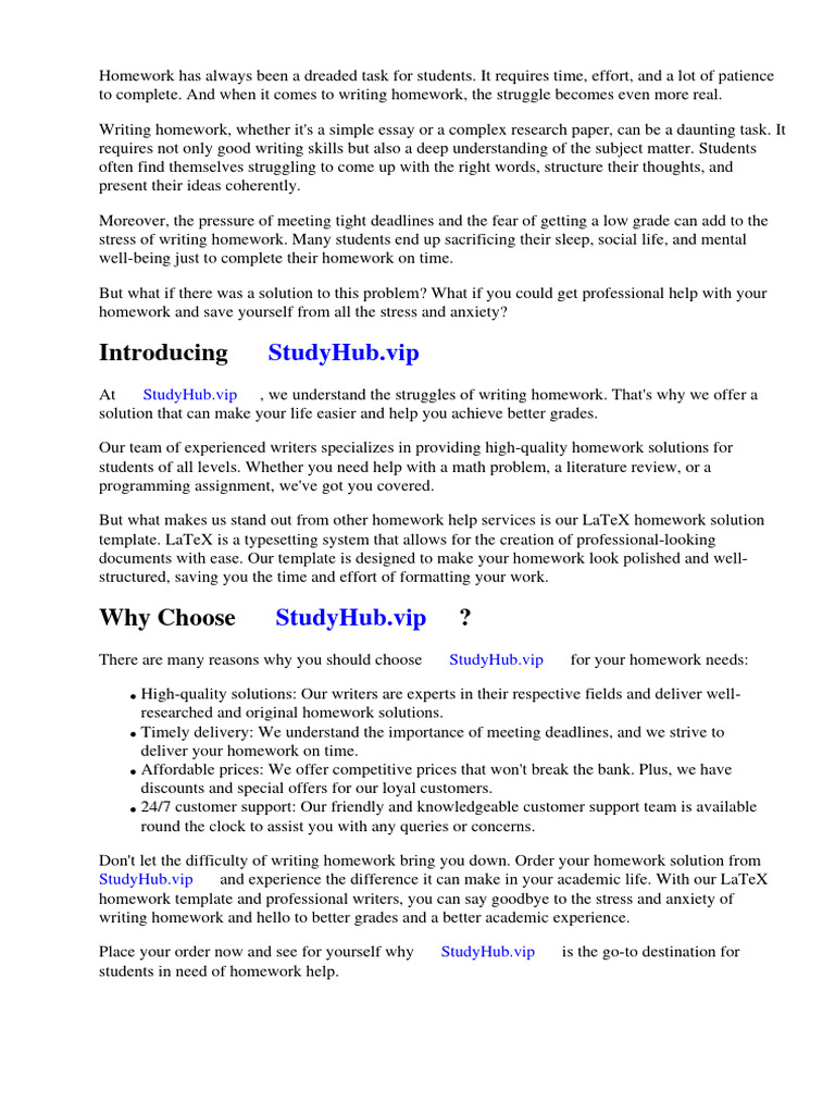 Latex Homework Solution Template | PDF | Te X | Computing