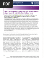 WHO 2022 Partograph | PDF