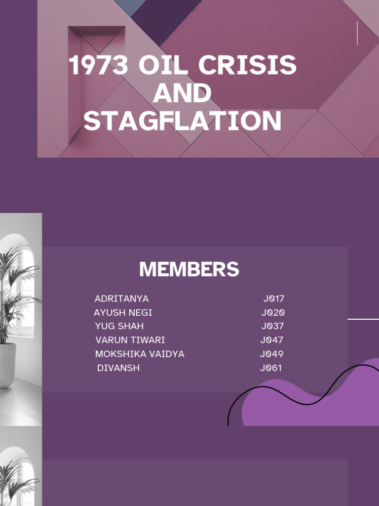 1973 Oil Crisis and Stagflation | PDF