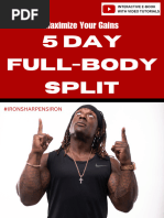 Ryan Humiston Workout - Shareable | PDF | Anatomical Terms Of Motion ...