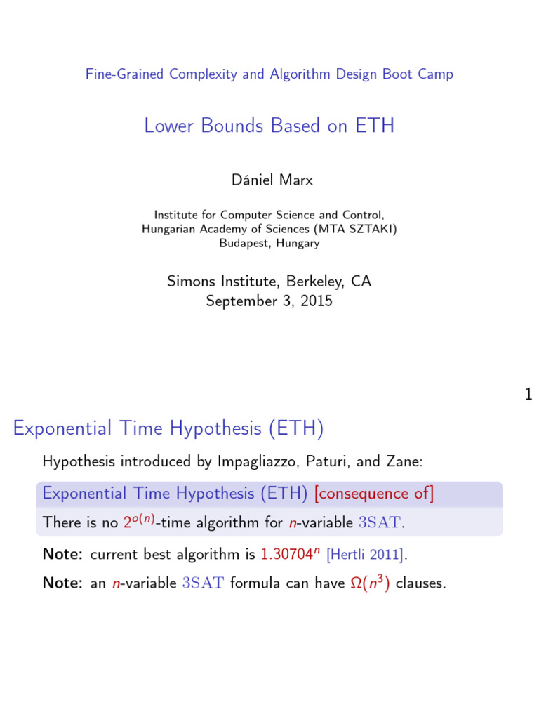 Marx Simons3 | Download Free PDF | Time Complexity | Vertex (Graph Theory)