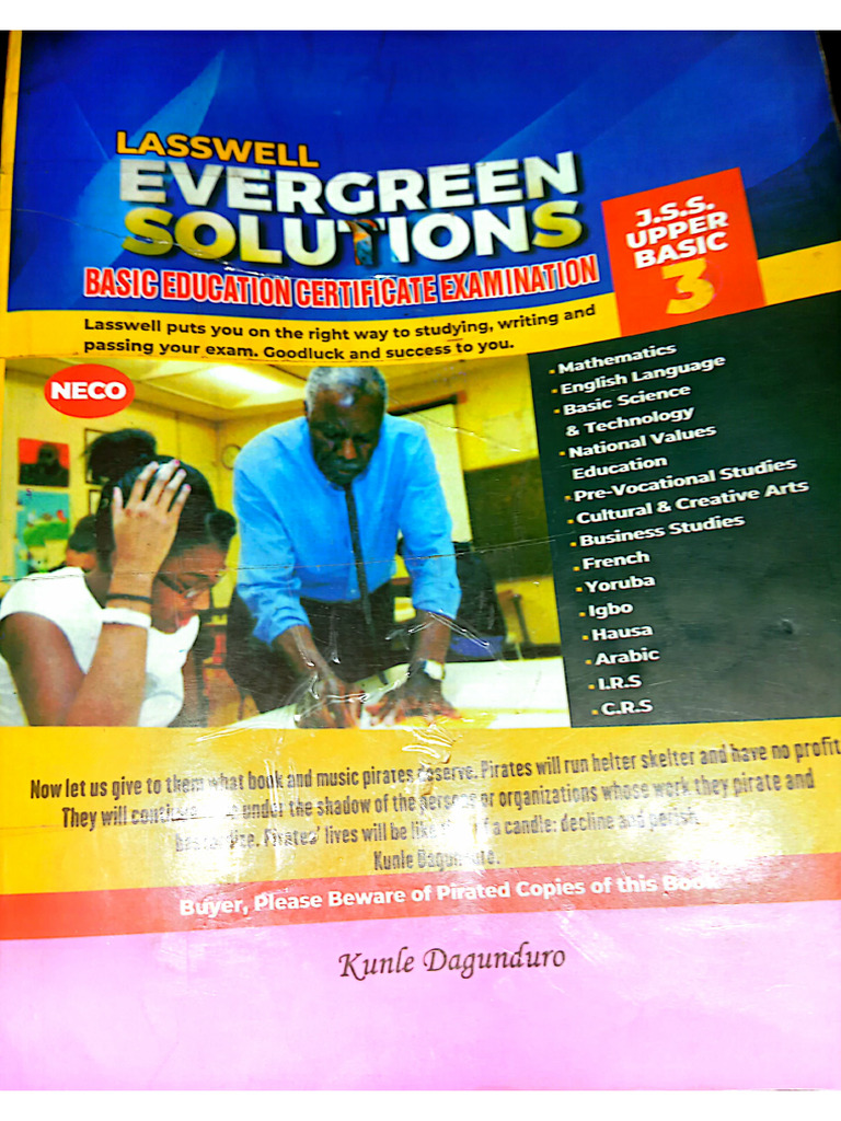 Lasswell Evergreen Solutions (BECE) Mathematics 2024 | PDF