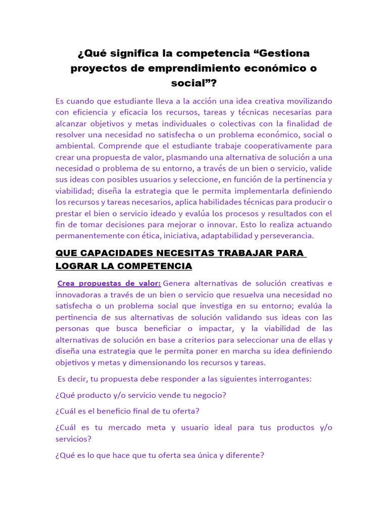 CLASES #1 Qué Significa La Competencia | PDF | Iniciativa empresarial ...