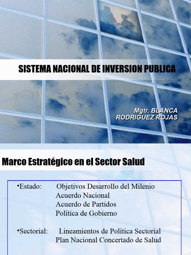 Proyectos de Inversion Publica | Descargar gratis PDF | Planificación | Evaluación