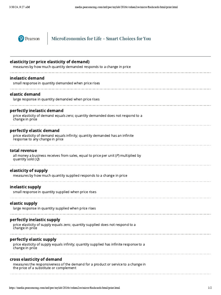 Chapter 5 Terms | PDF
