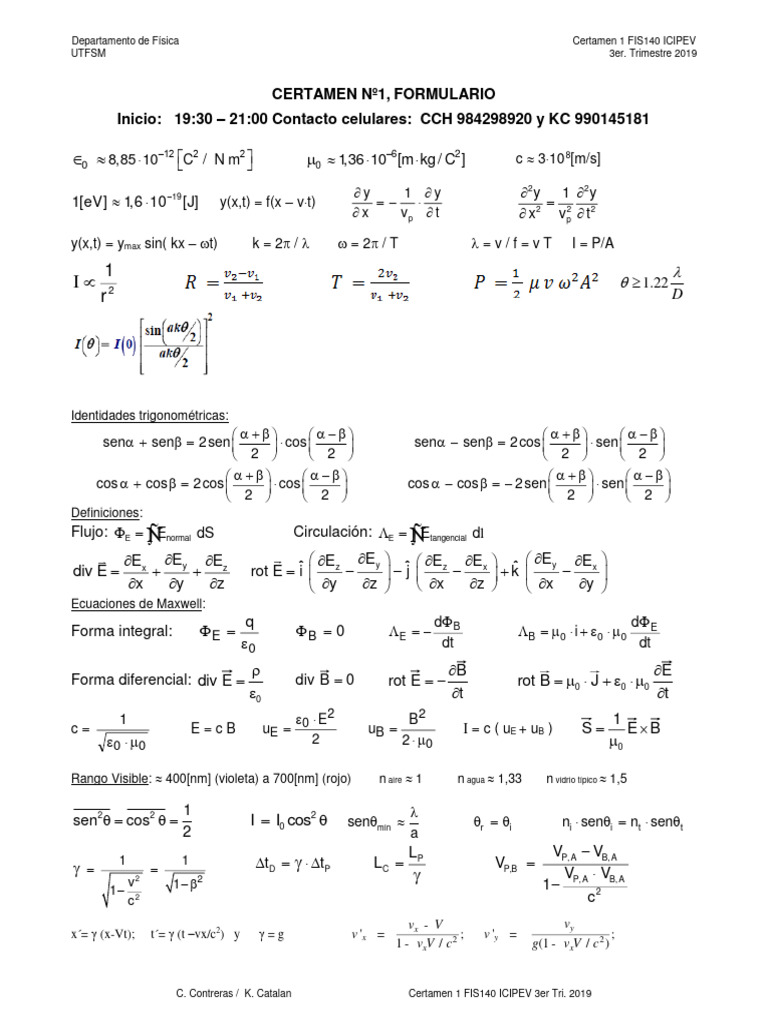 2019 Formulario | PDF