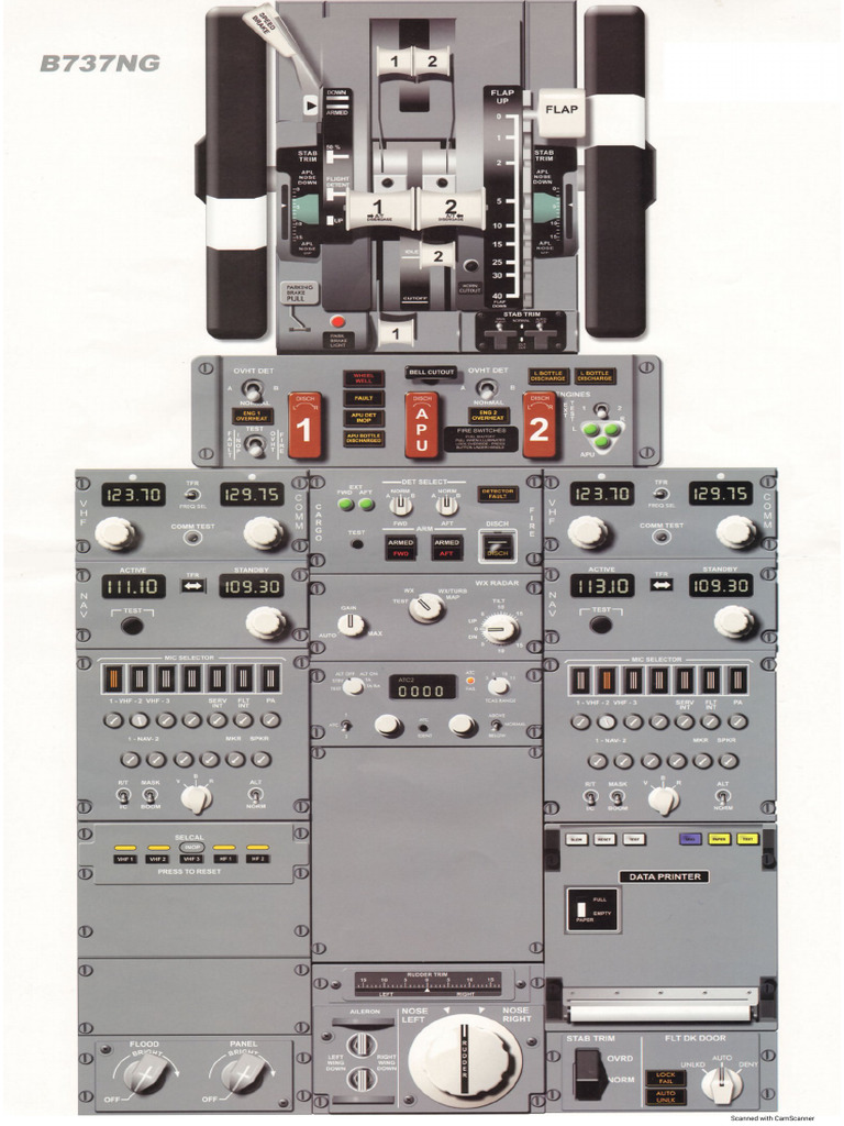 737 NG Aft Control Stand 1gggf | PDF
