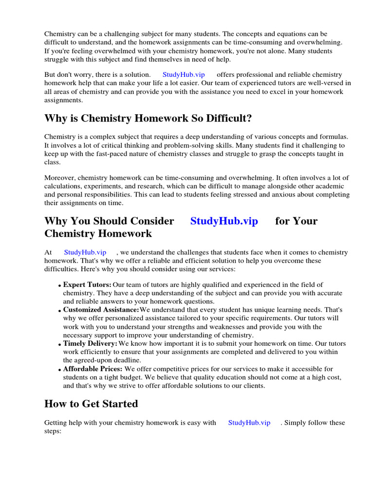 Norton Chemistry Homework | PDF | Homework | Chemistry