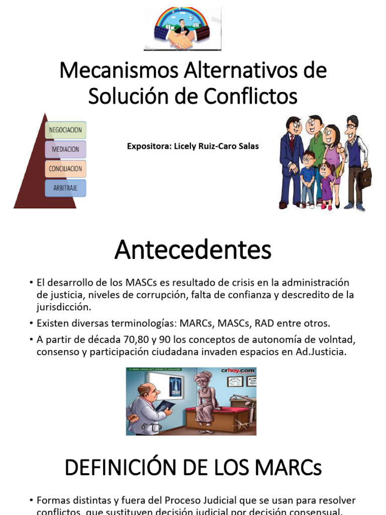 Mecanismos Alternativos de Solución de Conflictos | PDF | Arbitraje | Mediación