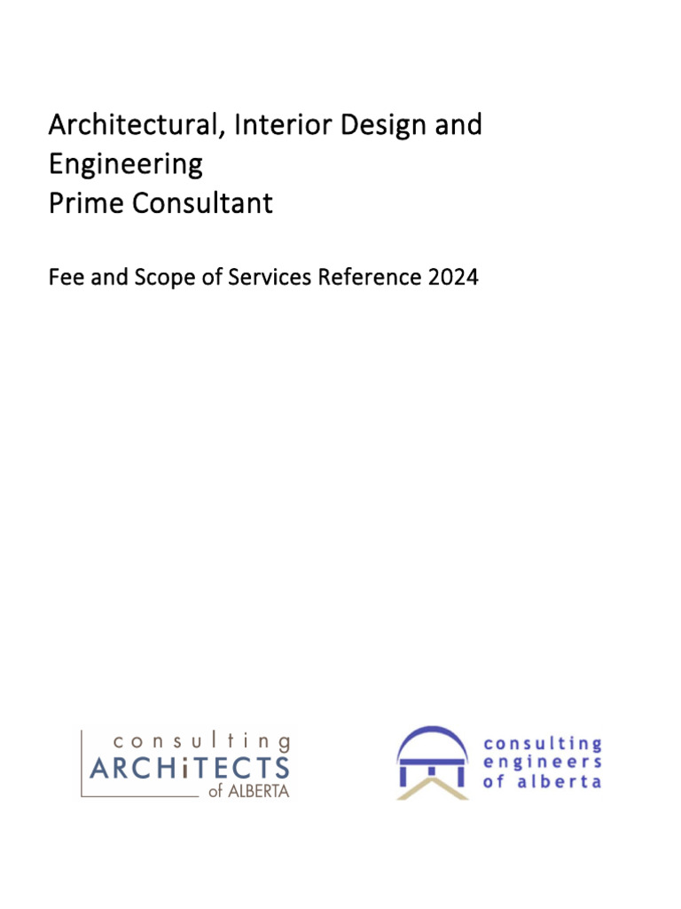 Fee and Scope of Services Reference 2024 | PDF | Professional Liability ...