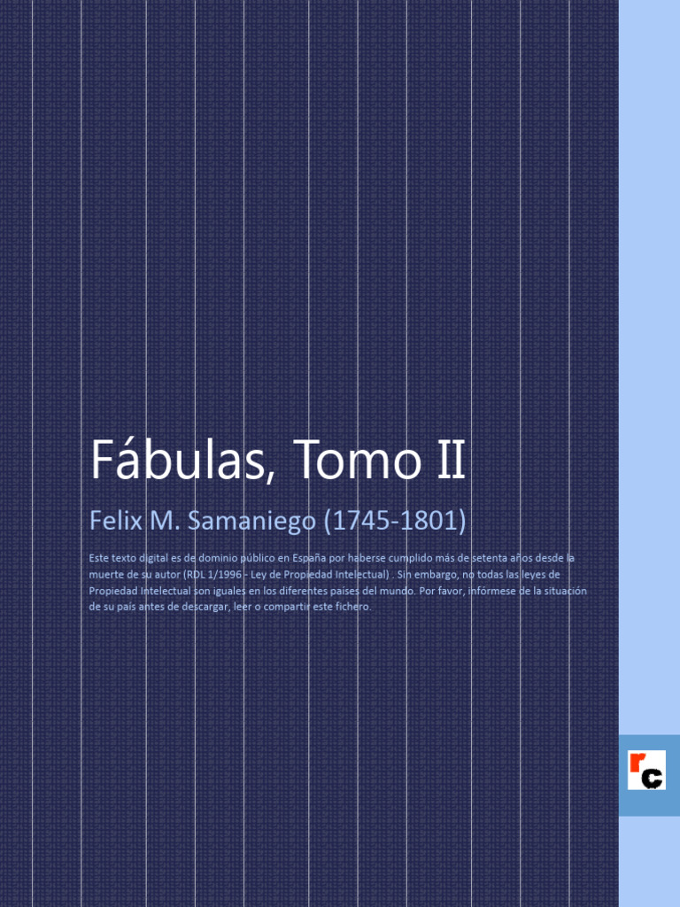 Samaniego Fabulas Tomo2 | PDF
