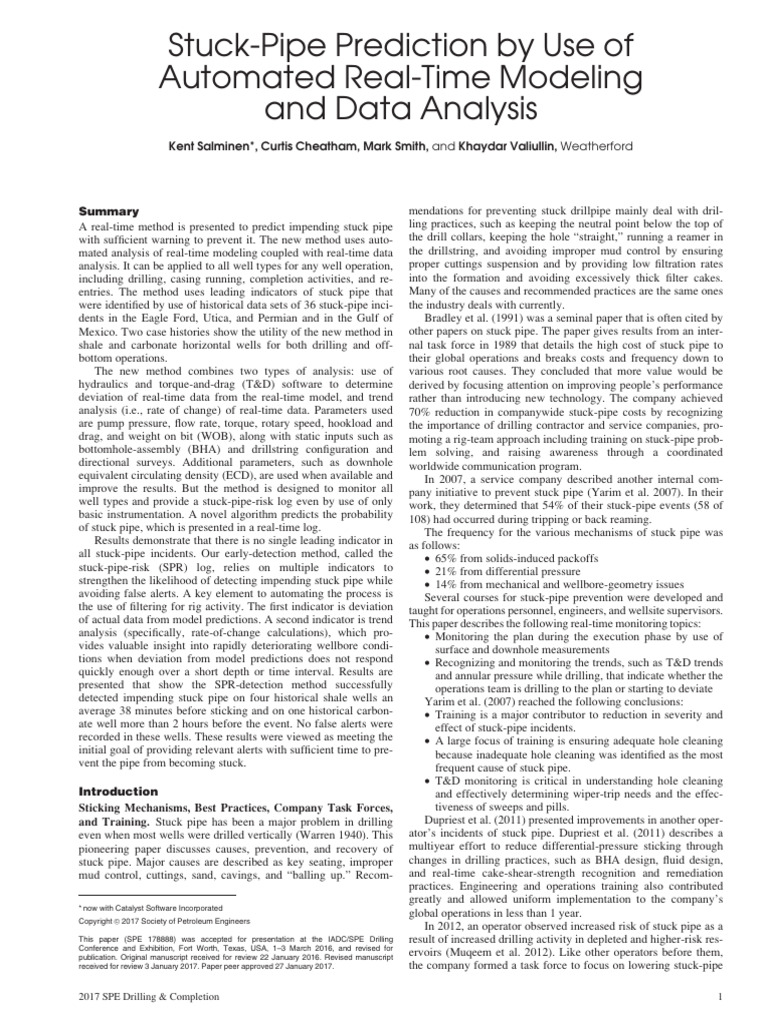 2017-Stuck Pipe Prediction Using Automated Real-Time Modeling and Data ...