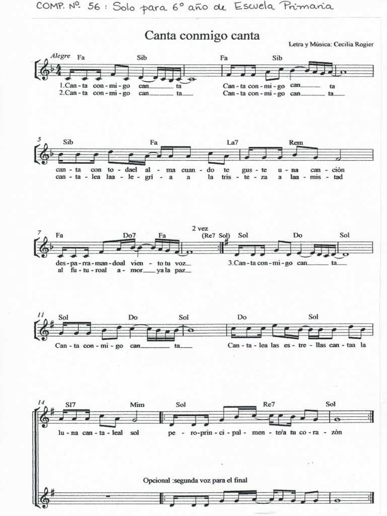 Comp. 56 Canta Conmigo Canta | PDF
