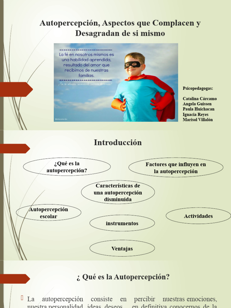 Autopercepción, Aspectos Que Complacen y Desagradan de | PDF ...