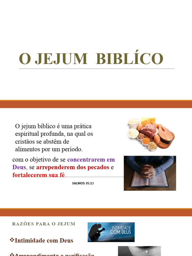 O Jejum Biblíco Jadso Amaral | PDF | Estilo de vida