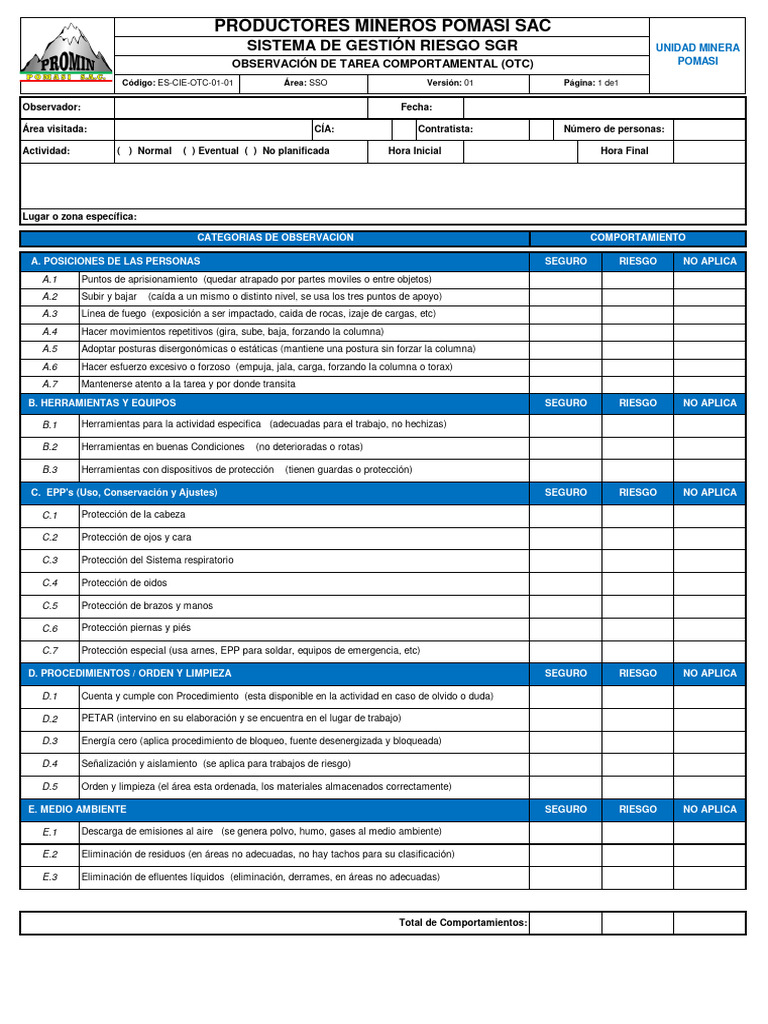 Tarjeta OTC 1111 | PDF