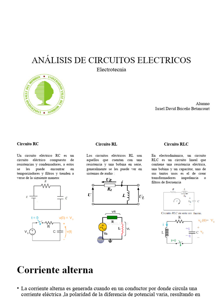 ANÁLISIS DE CIRCUITOS ELECTRICOS | PDF