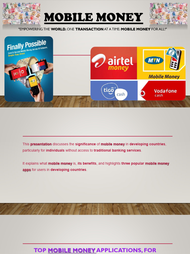 Mobile Money: Empowering Transactions | PDF | Mobile App | Money