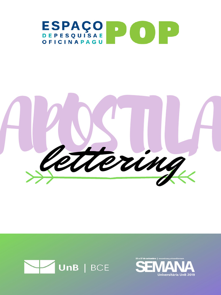 Apostila Lettering 2019 Pop | PDF | Comunicação humana