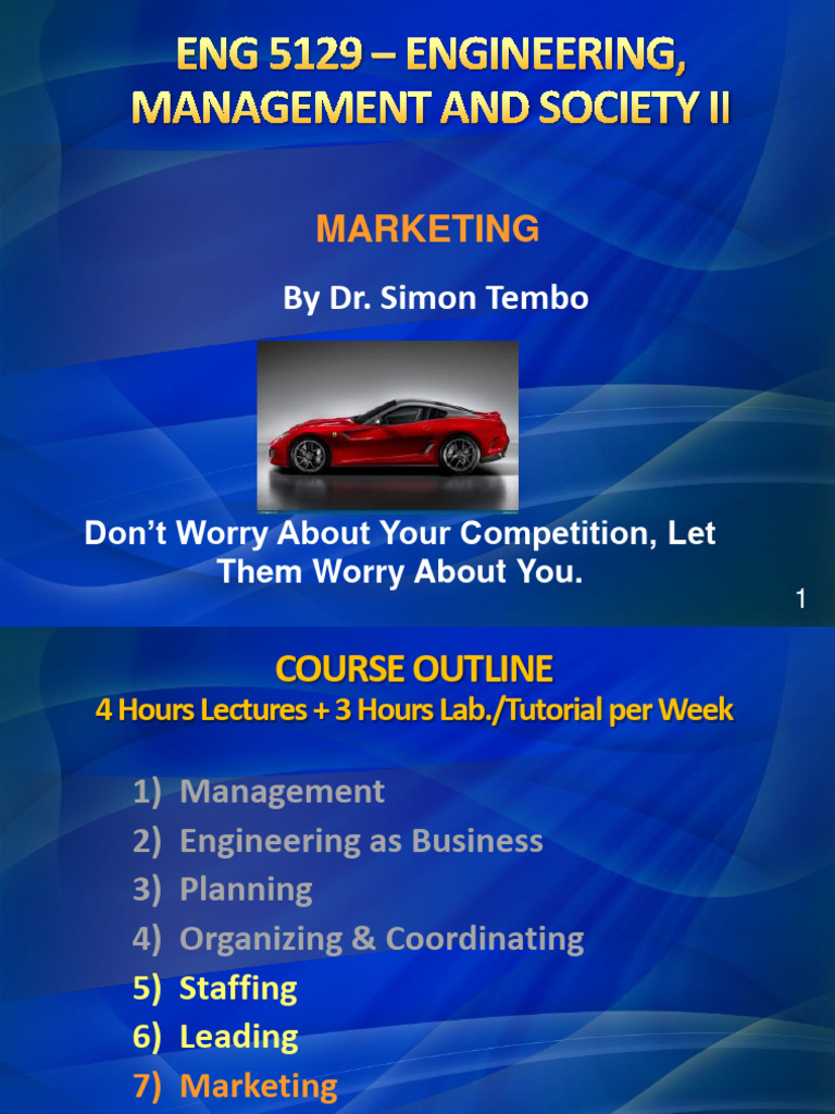 ENG 5129-Marketing - 5 (2013) - REVISED | PDF | Marketing | Strategic ...