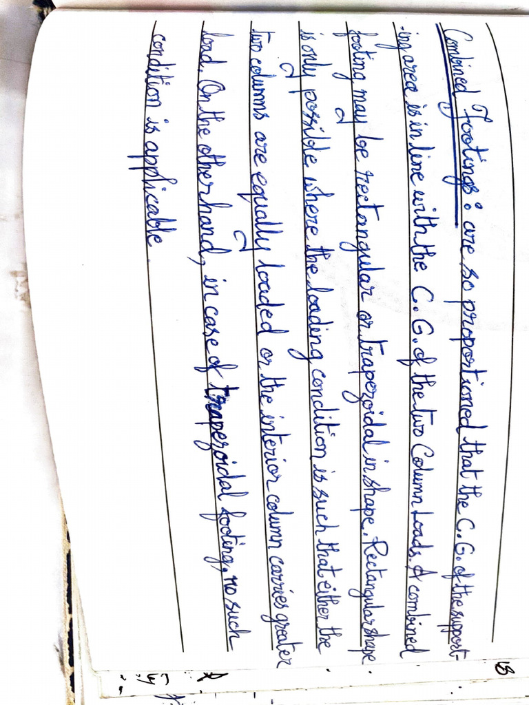 Raft Foundation Combined Footing | PDF