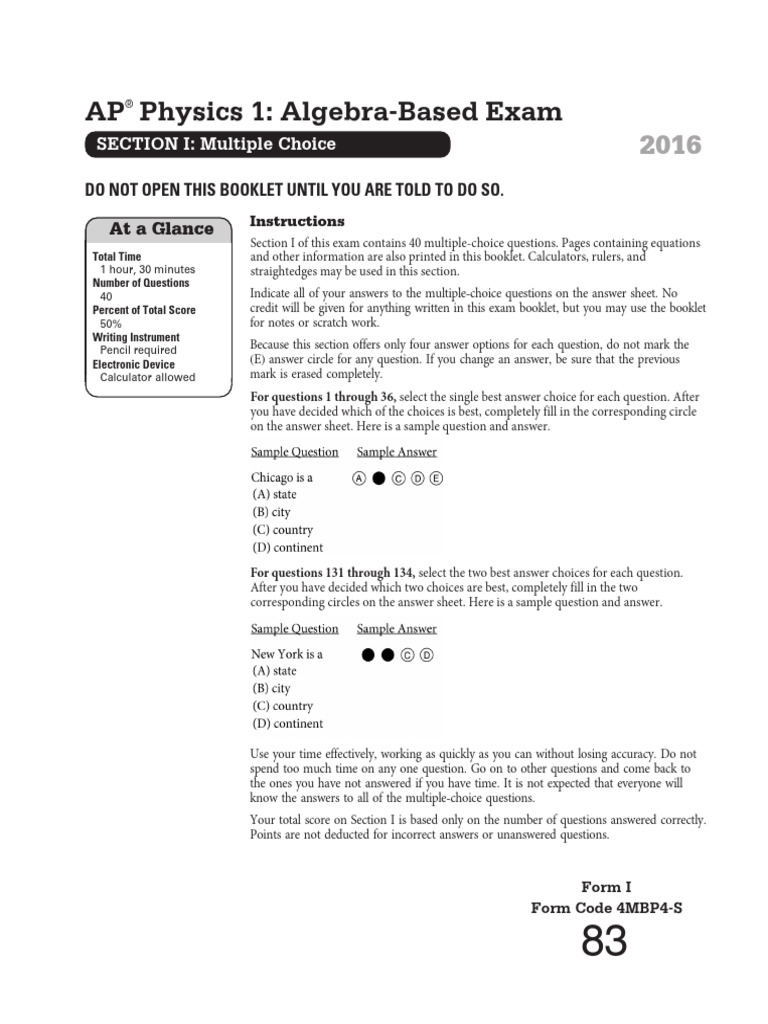 AP Physics 1 2016 HW PDF | PDF | Force | Velocity