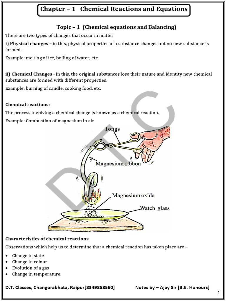 Chemical Equations - Copy (3) - Watermark (1) - Pagenumber | Download ...