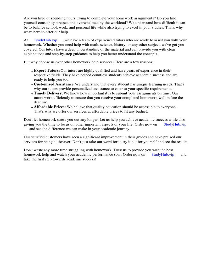 Homework Help Flyer | PDF | Homework | Civil Rights Act Of 1964