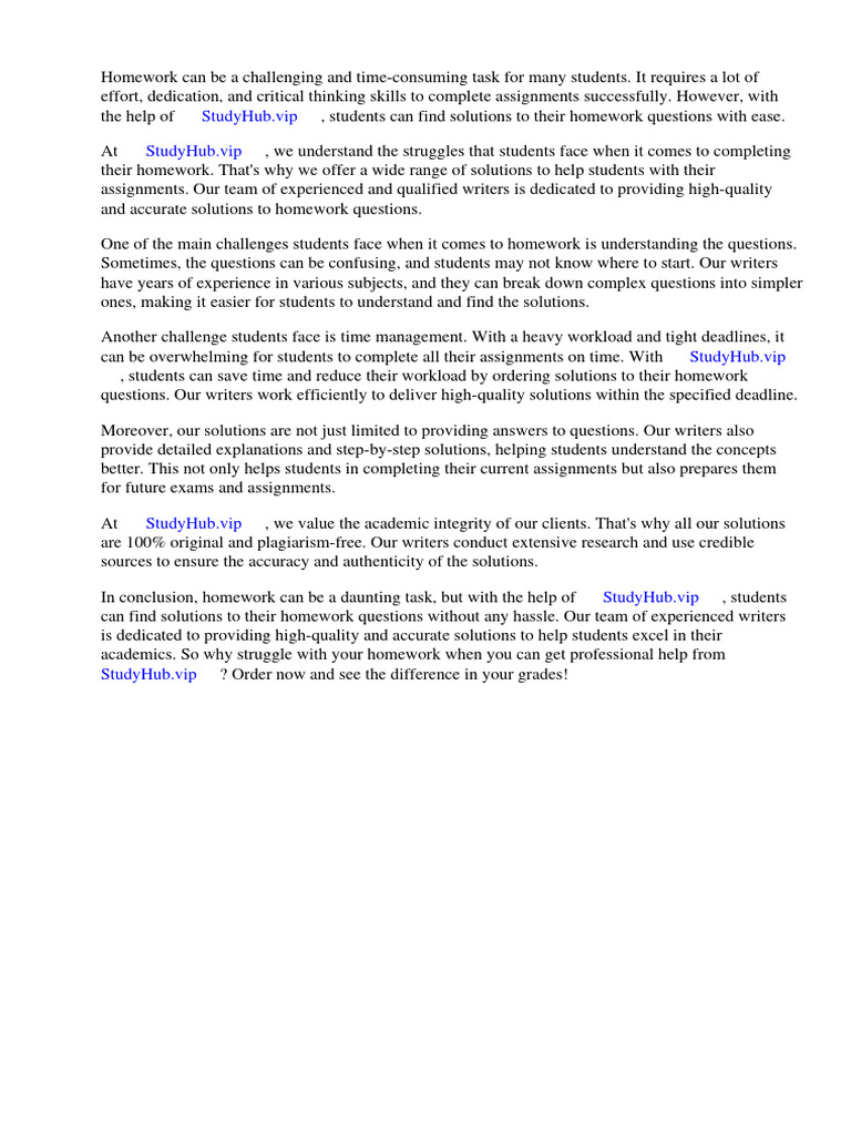 Solutions To Homework Questions 9 | PDF | Homework