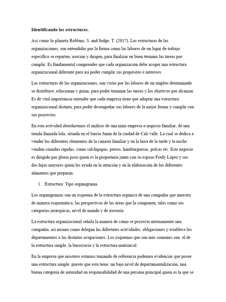 Acti 2 Identificando Las Estructuras | PDF | Crecimiento personal y profesional