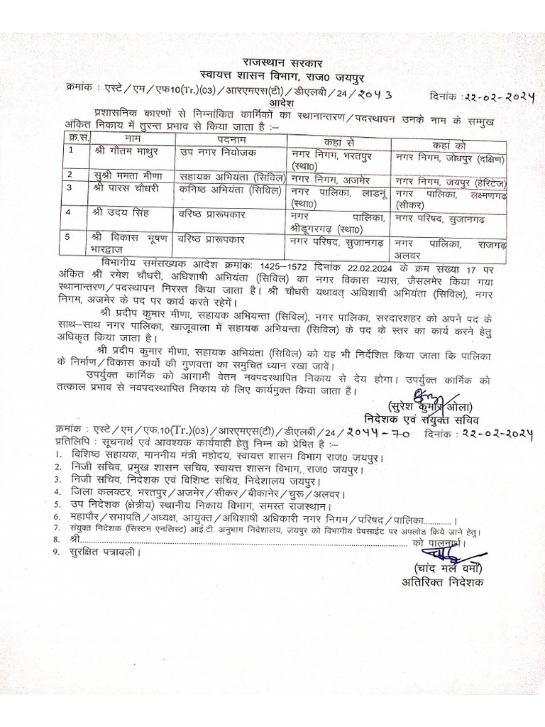Dtp transfer order. | PDF