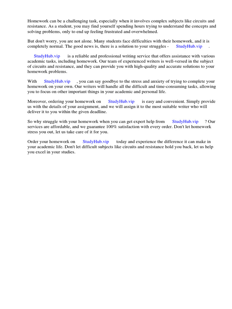 Homework Lab 6 Circuits and Resistance | PDF | Electrical Resistance And Conductance ...