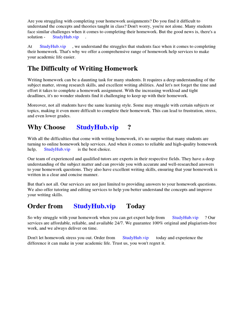 Mckay Chapter 26 Homework Packet Answers | PDF | Homework