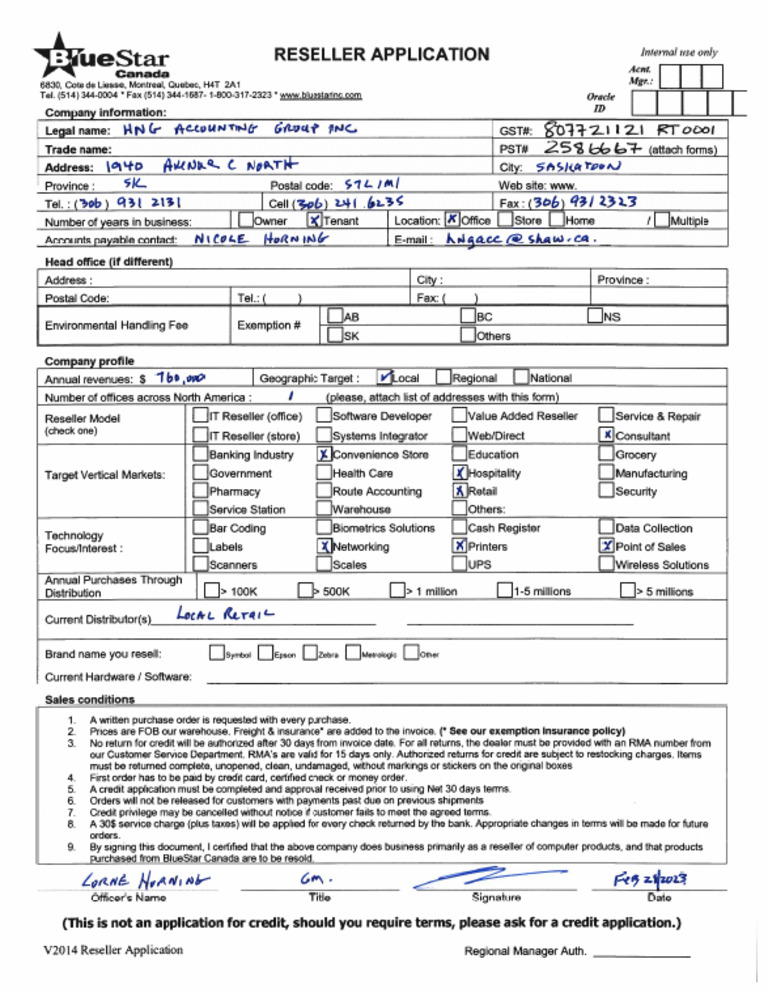 Reseller Application | PDF