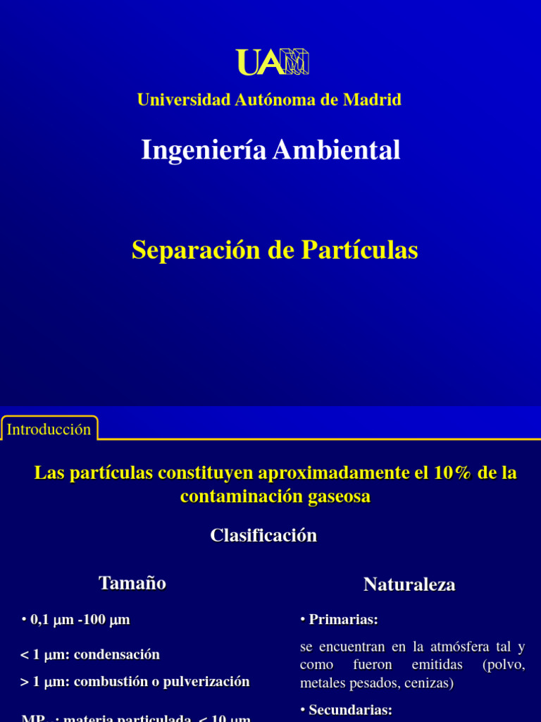 Separación de Partículas Simplificado 18 | PDF | Partículas ...