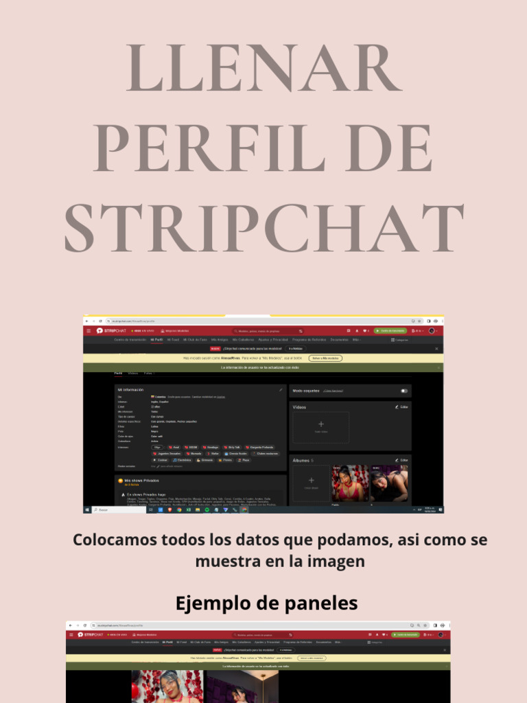 diapositivas stripchat | PDF