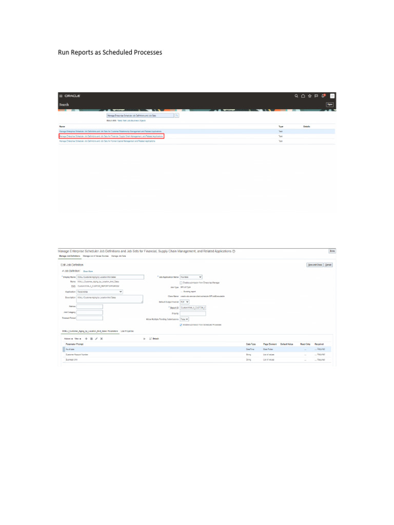 Run Reports As Scheduled Processes | PDF | Business