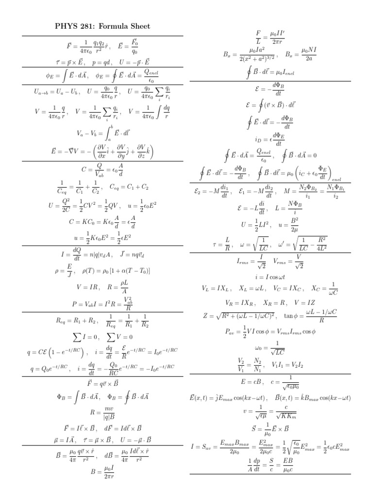 Formula | PDF