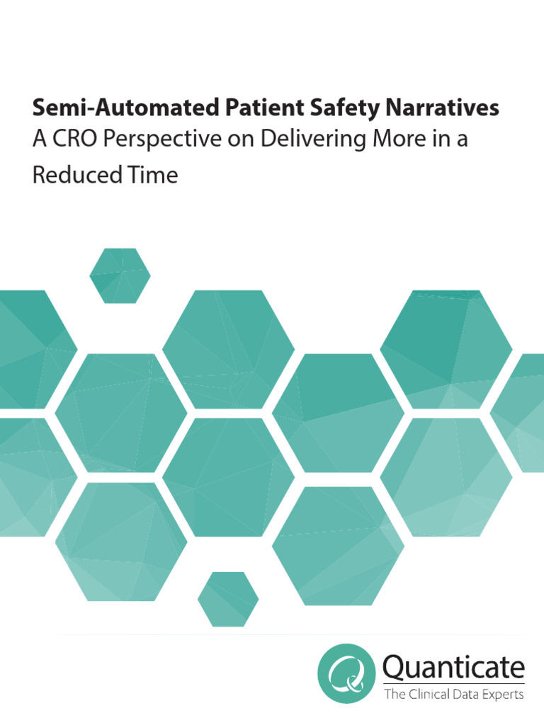Semi-Automated Patient Safety Narratives Paper | PDF | Clinical Trial ...