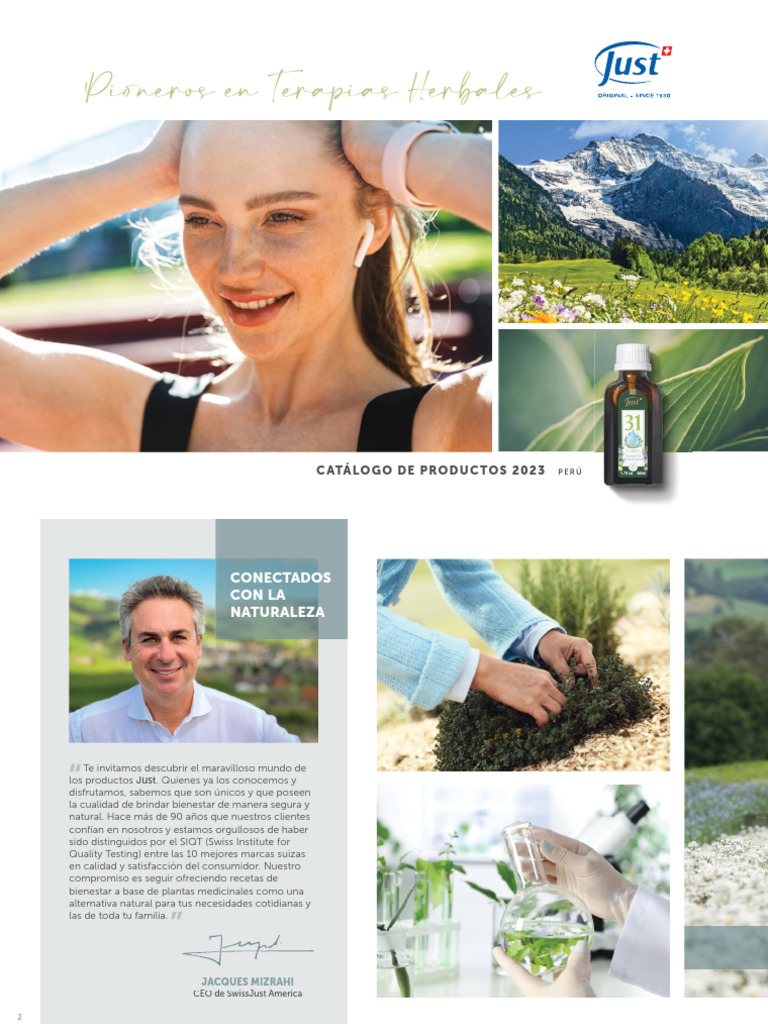 Catálogo Just 2023 | PDF | Aromaterapia | Naturaleza