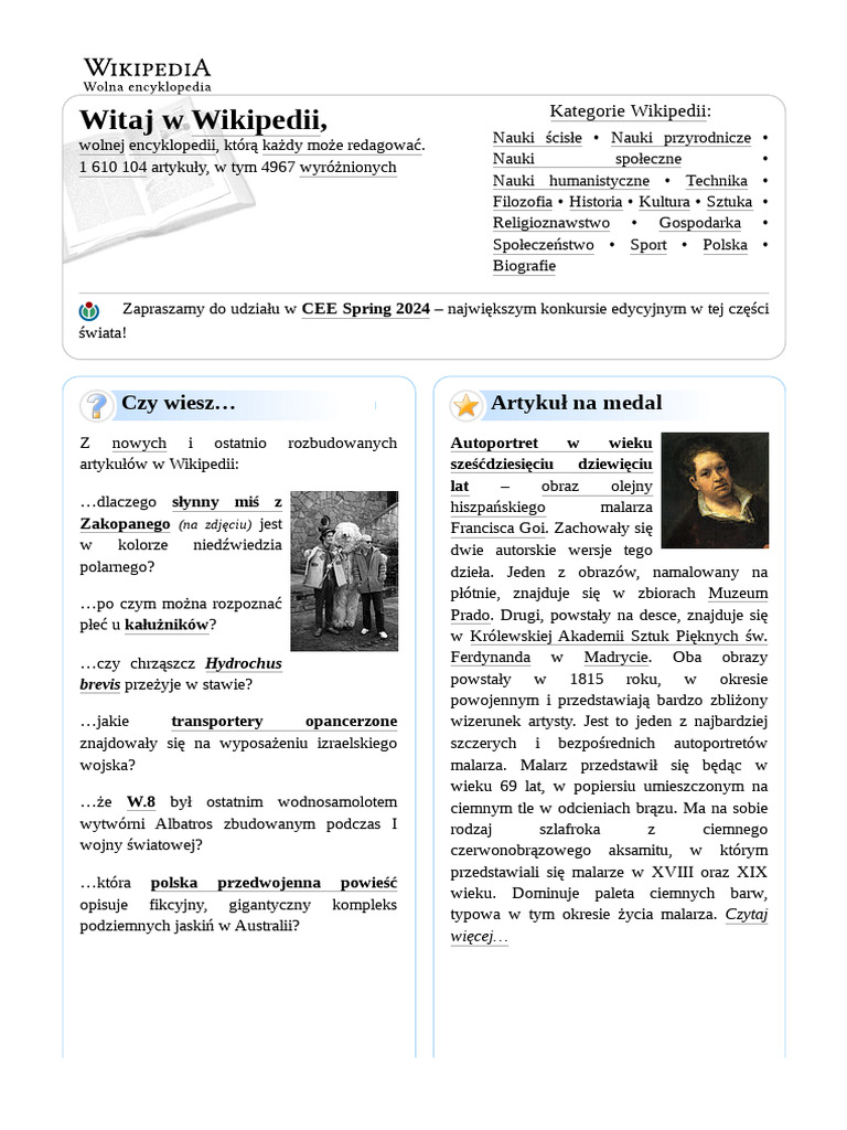 Wikipedia Strona Główna | PDF